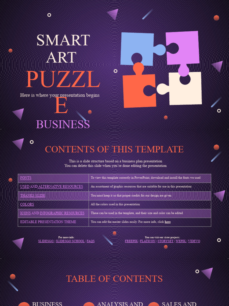 Smart Art Puzzle Business Plan | PDF | Planets | Planets In Astrology