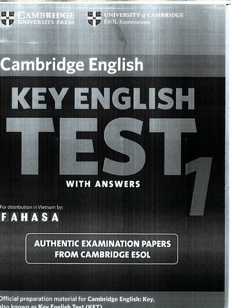 Ket 1 Test 1 | PDF