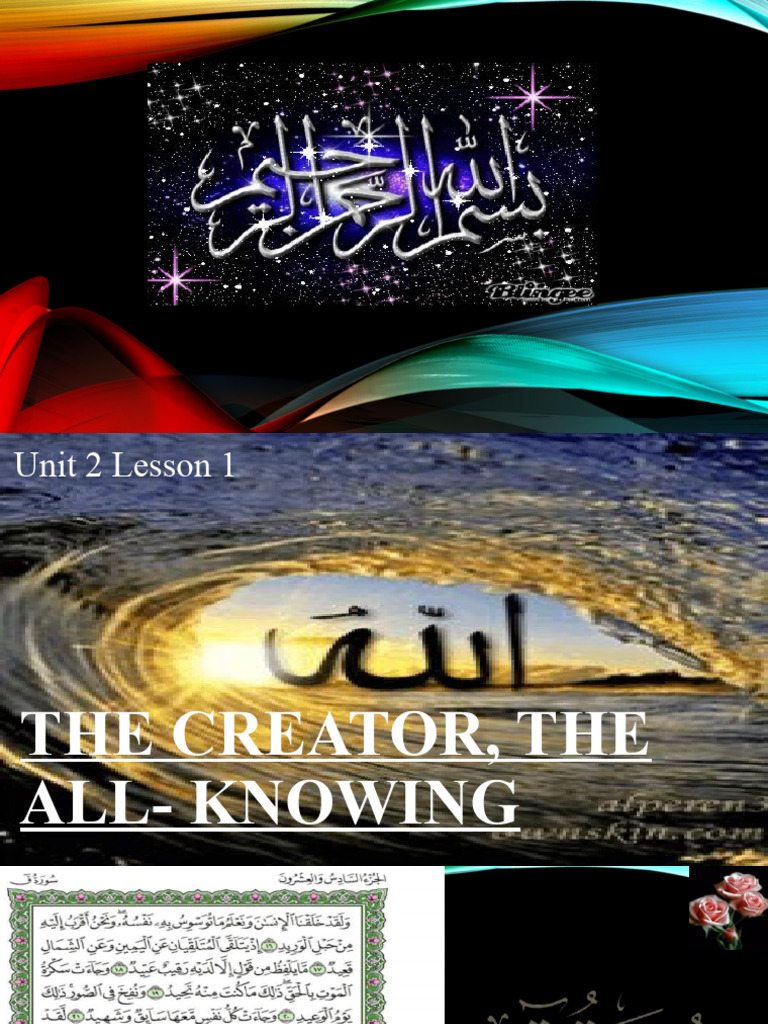 The-Creator-The-All-Knowing-Grade-7 Notes | PDF