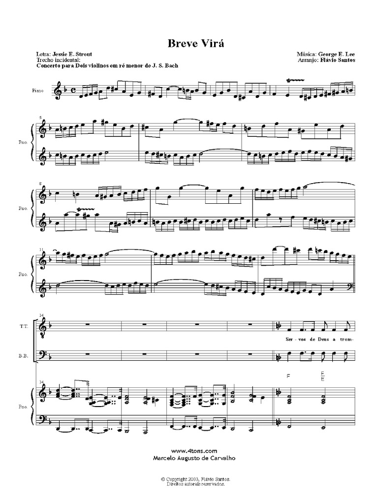 01 - Breve Virá - Partitura | PDF