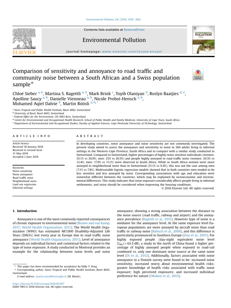 Sieber 2018 | PDF | Noise | Sampling (Statistics)