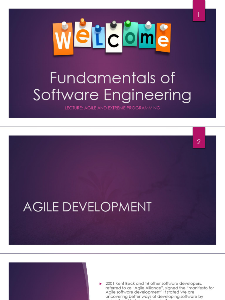 Lecture 7 Xp Agile Pdf Agile Software Development Scrum