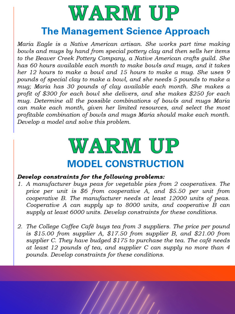 Linear Inequalities, Systems & Linear Programming (MGT 208) New | PDF | Linear Programming ...