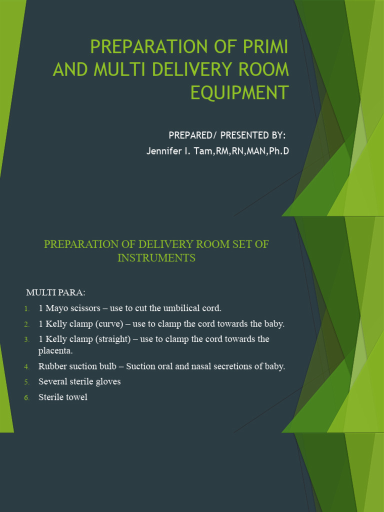 Preparation of Primi and Multi DR Equipment | PDF | Surgery | Surgical ...