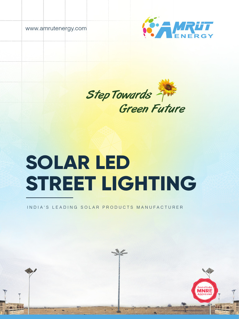 Amrut Energy SSL Brochure | PDF | Solar Energy | Solar Panel