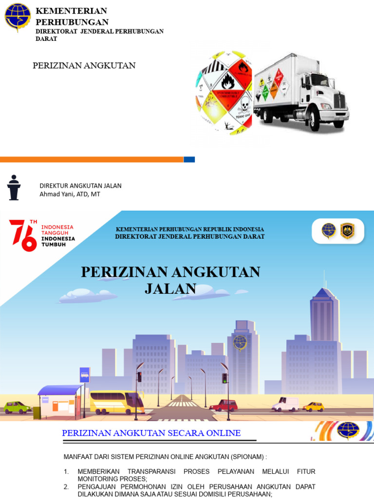 Prosedur Perizinan Angkutan Online | PDF