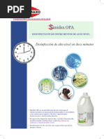 Ficha Técnica CIDEX OPA | PDF | Microbiología | Especialidades Medicas