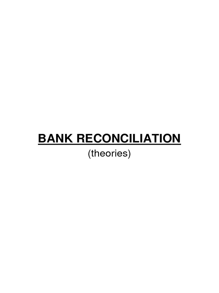 2 Bank Reconciliation | PDF