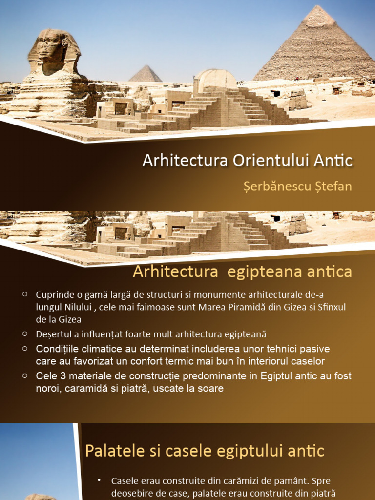 Arhitectura Orientului Antic | PDF