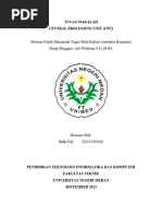 Pengertian dan Fungsi Control Logic Unit | PDF