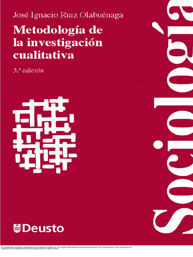 Metodolog A de La Investigaci N Cualitativa 5a Ed | PDF | Crecimiento personal y profesional