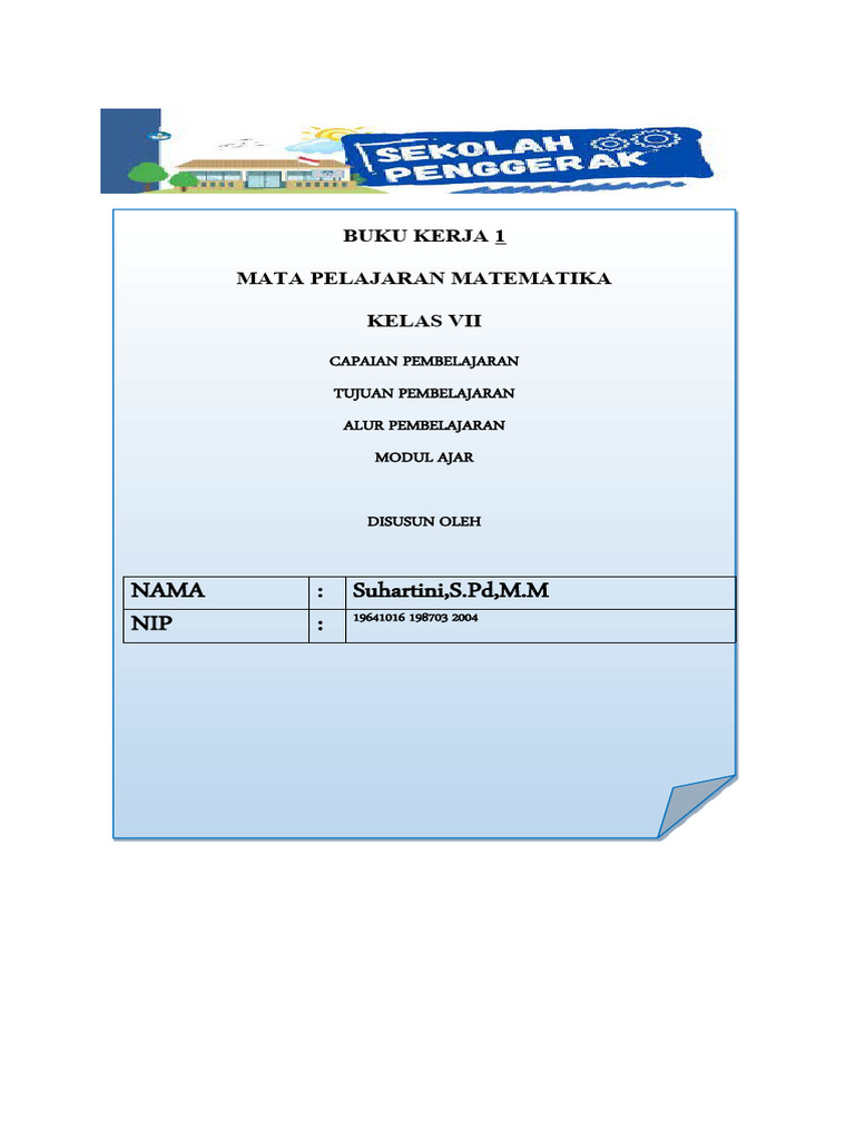 Lembar Pengesahan Buku 1 | PDF