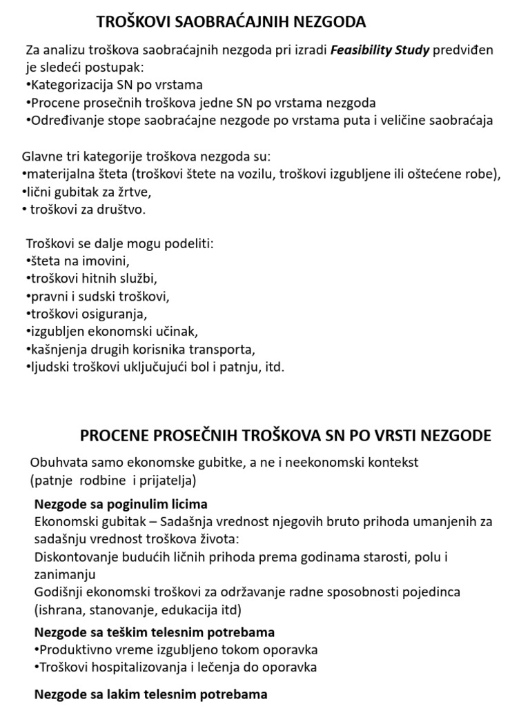 Troskovi SN | PDF