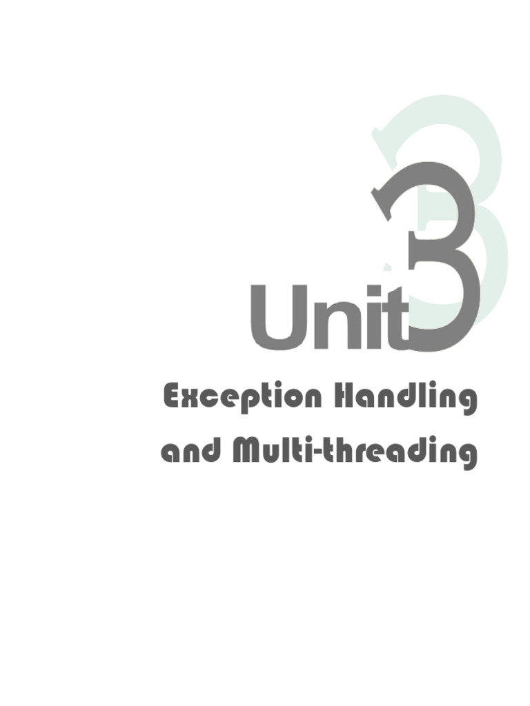 Java Unit 3 | PDF Java Unit 3 | PDF