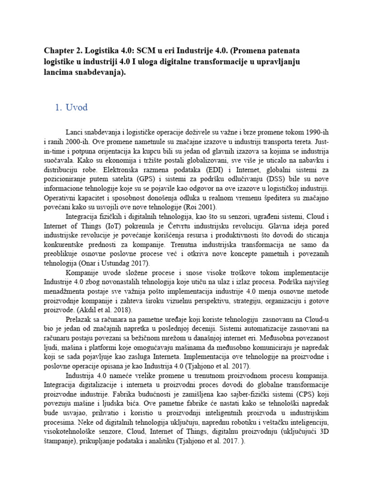 Prevod Chapter 2 - Rad 1 | PDF