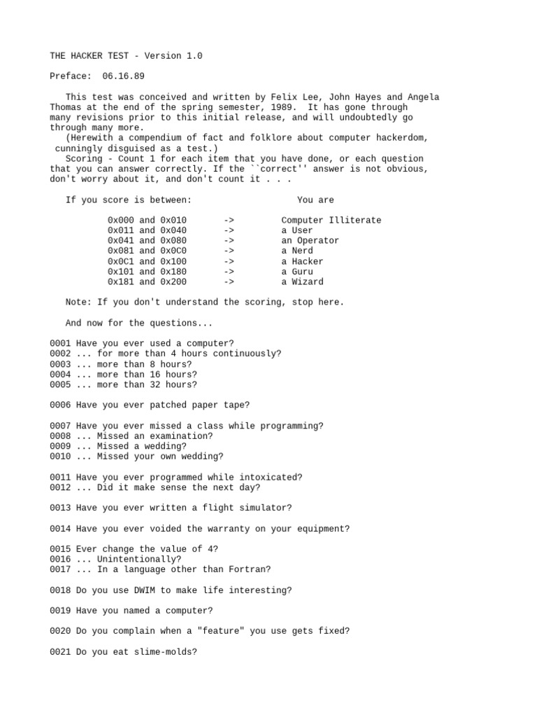 HACKTEST | PDF | Ebcdic | Ascii