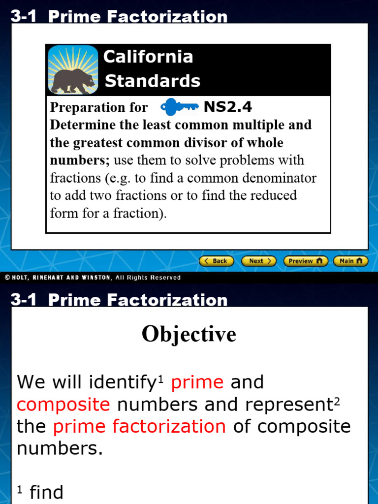 6thNS24part1 1 | Download Free PDF | Factorization | Numbers