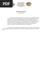 Narrative Report Crla-Intervention | PDF | Learning | Behavior Modification
