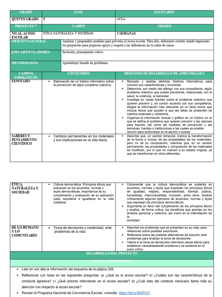 PROYECTO7 | PDF | Ciencias sociales | Ciencia y matemáticas