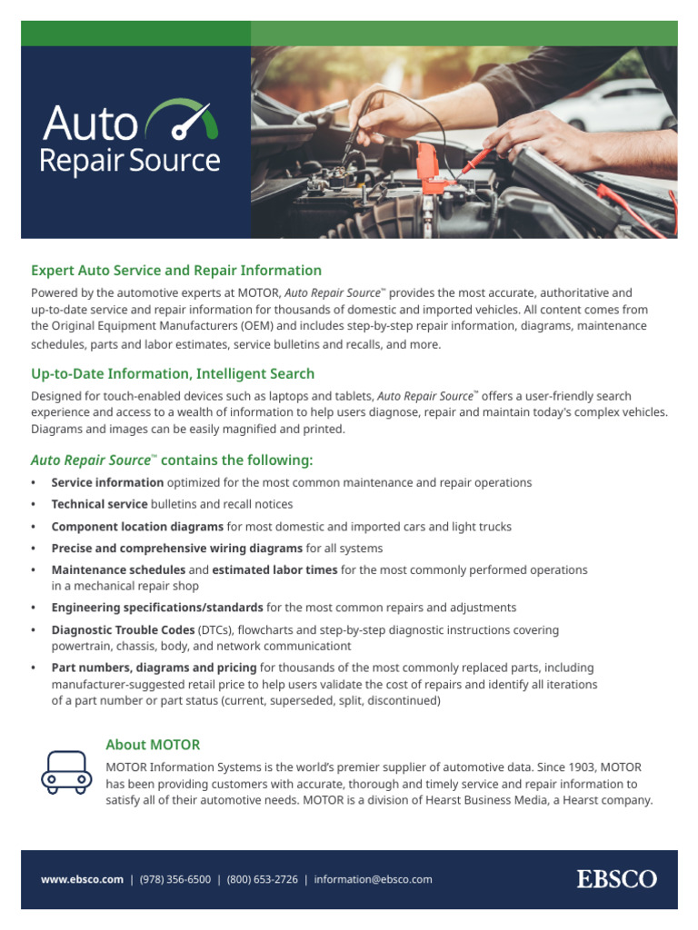 Auto Repair Source Overview | PDF