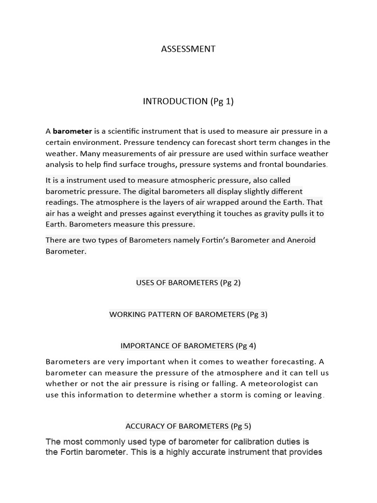 Geo Project Pdf Atmospheric Pressure Physical Sciences
