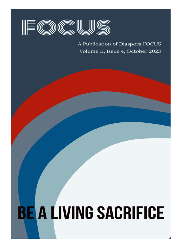 FOCUS October 2023 | PDF | Sacrifice | Jesus