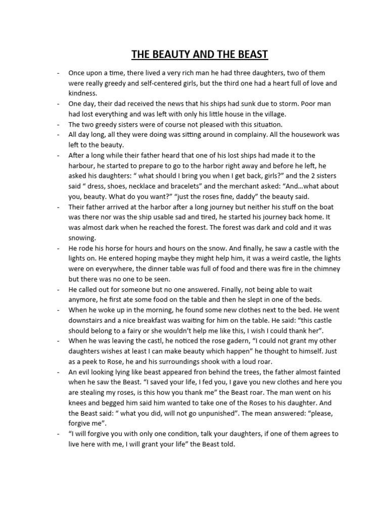 The Beauty and The Beast | PDF