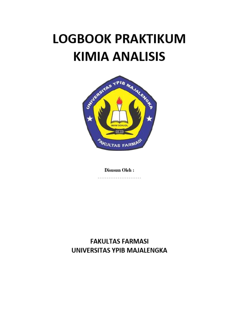 Logbook Praktikum Kimia Analisis | PDF
