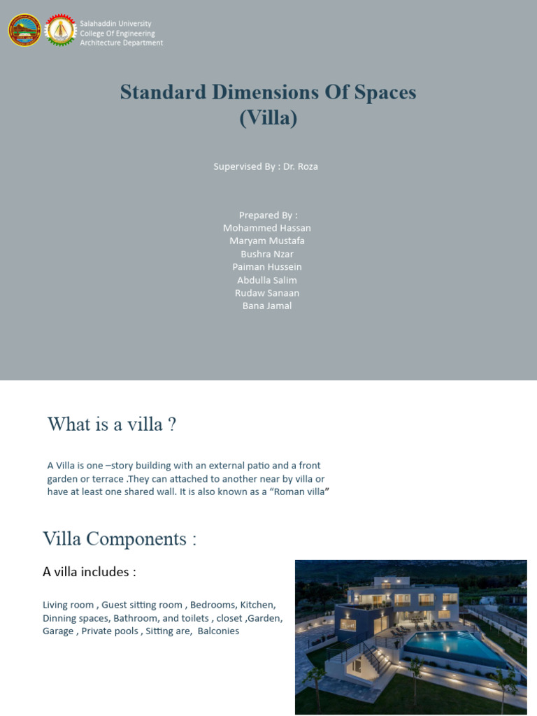 Design Villa Space Presentation Pdf