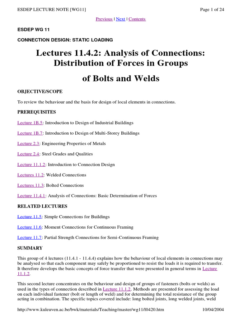 10 Analysis of Connections 2 | PDF