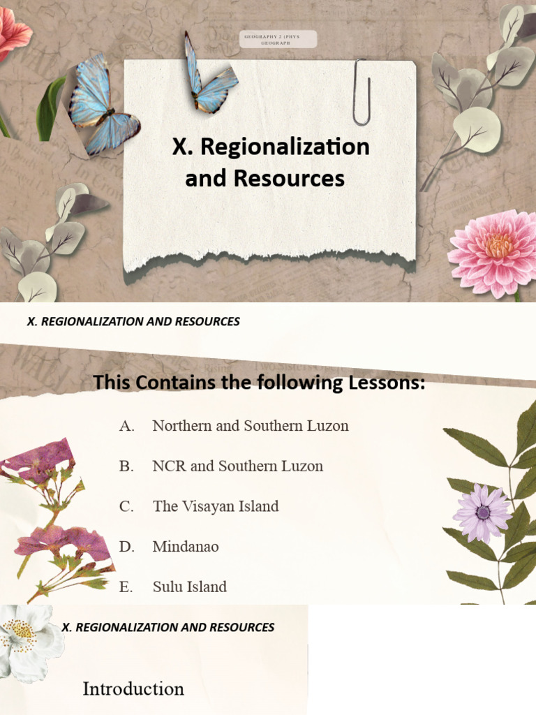 Regionalization and Resources | PDF | Mindanao | Luzon