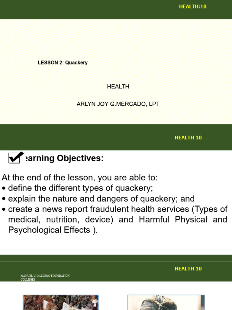 Lesson2-3 Consumer Health | PDF