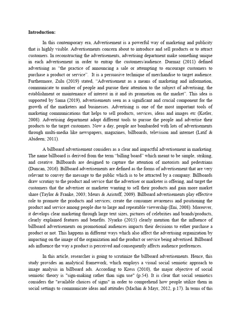 Introduction | PDF | Advertising | Marketing