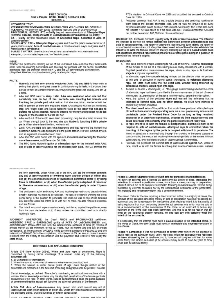 G06 Week 9 Crimlaw Digests | PDF