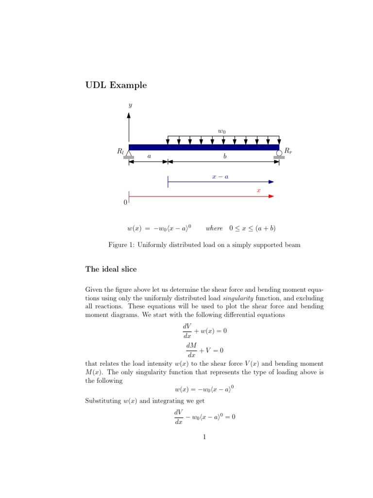 UDL Example (Singularity) | PDF
