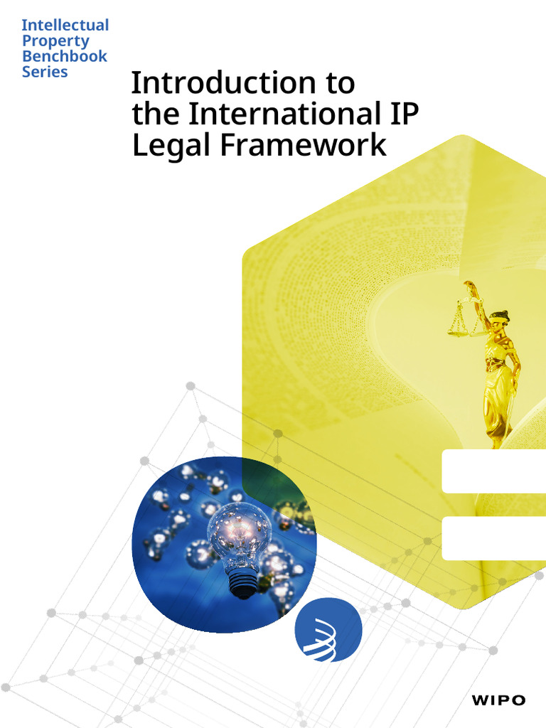 Introduction To The International Intellectual Property Legal Framework ... Introduction To The International Intellectual Property Legal Framework ...