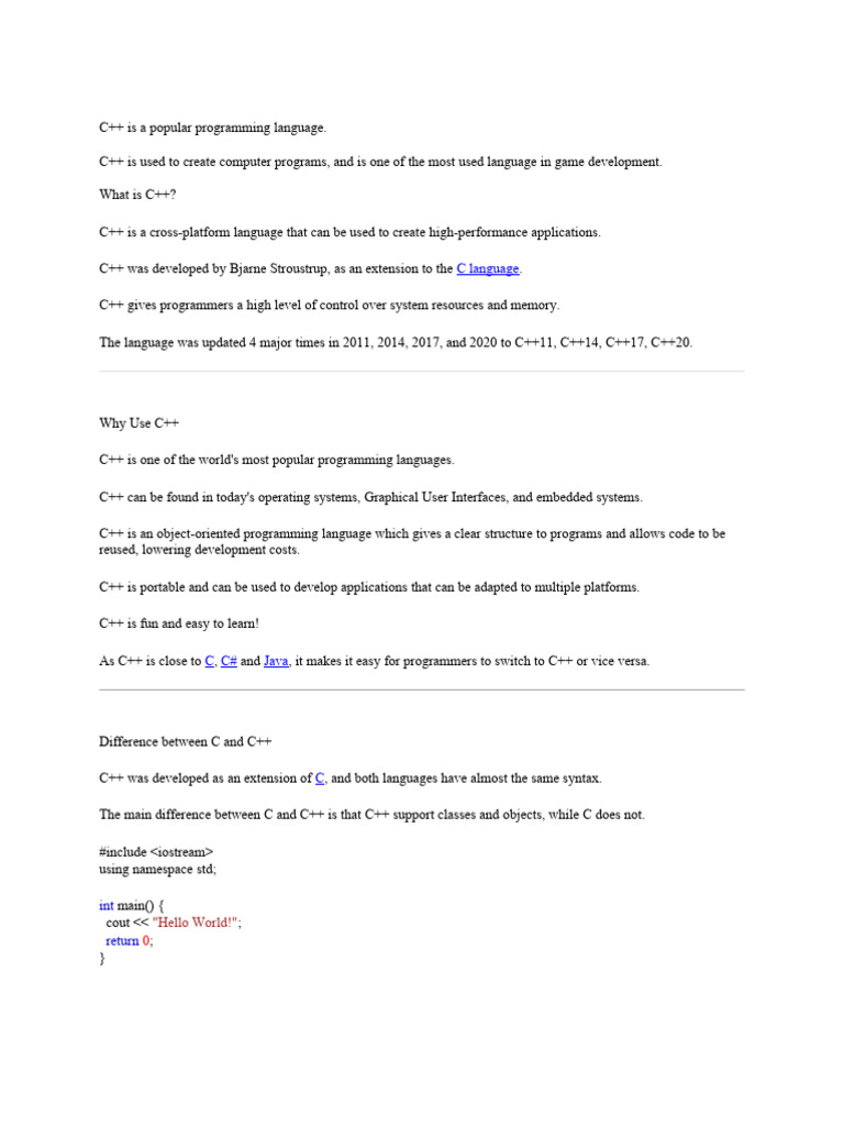 C Language Hello World Pdf C Programming 