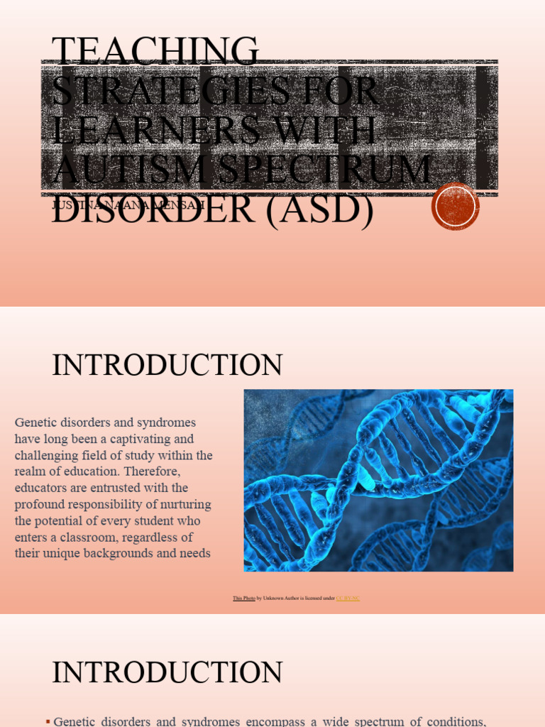 Teaching Strategies For Learners With Autism Spectrum Disorder | PDF