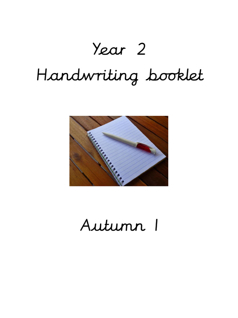 Year 2 AUT Handwriting Booklet | PDF