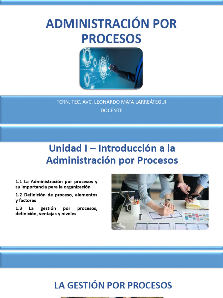 3 Gestión Por Procesos | PDF | Crecimiento personal y profesional ...