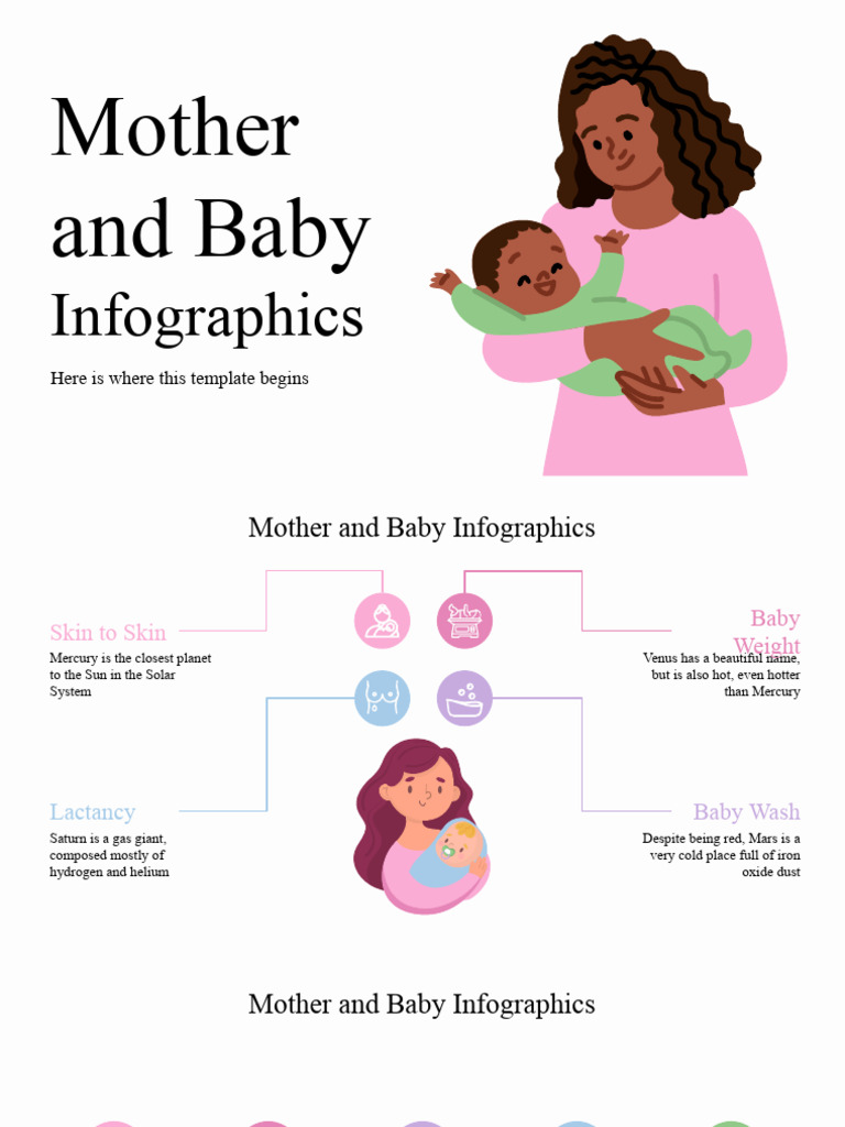 Mother and Baby Infographics by Slidesgo | PDF