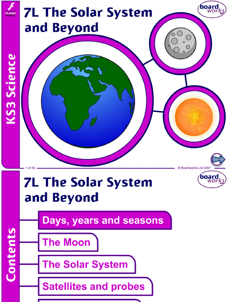 11.1 Solar System and Beyond 1 | PDF | Moon | Solar Eclipse