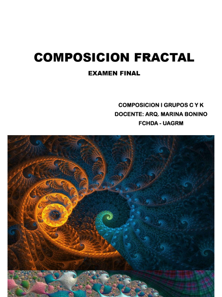 Composicion Fractal Modelos Iniciales | PDF
