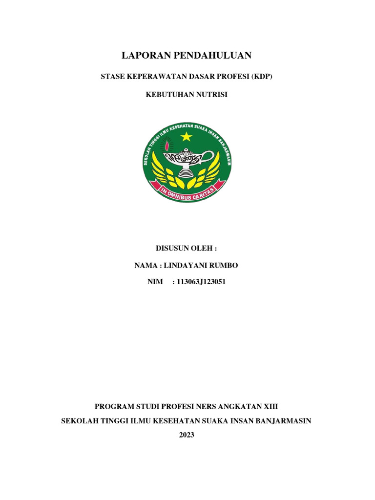 LP KDP - Lindayani Rumbo | PDF