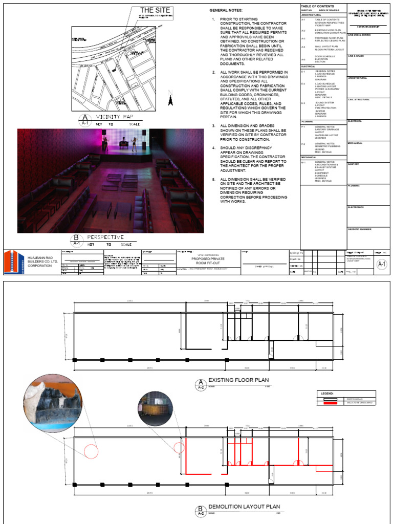 Private Room Fit-Out Plans for VIP 521 | PDF | Building Engineering ...