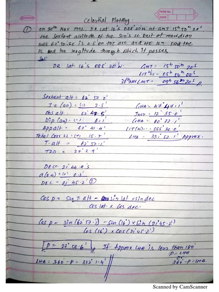 Celestial Plotting | PDF