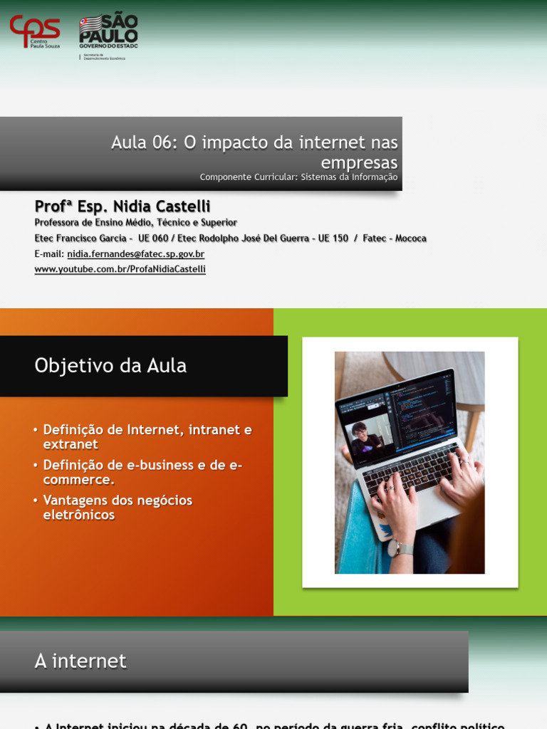 O Impacto Da Internet Nas Empresas Pdf E Commerce Internet