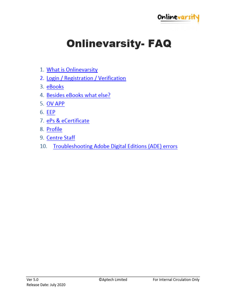 Onlinevarstiy FAQ Domestic Ver5.1 | PDF