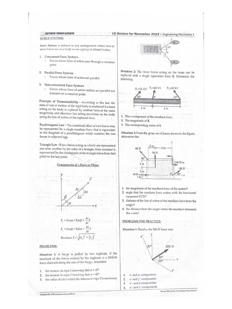 Force Systems | PDF