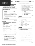 Brainy 6 Unit 2 Test | PDF